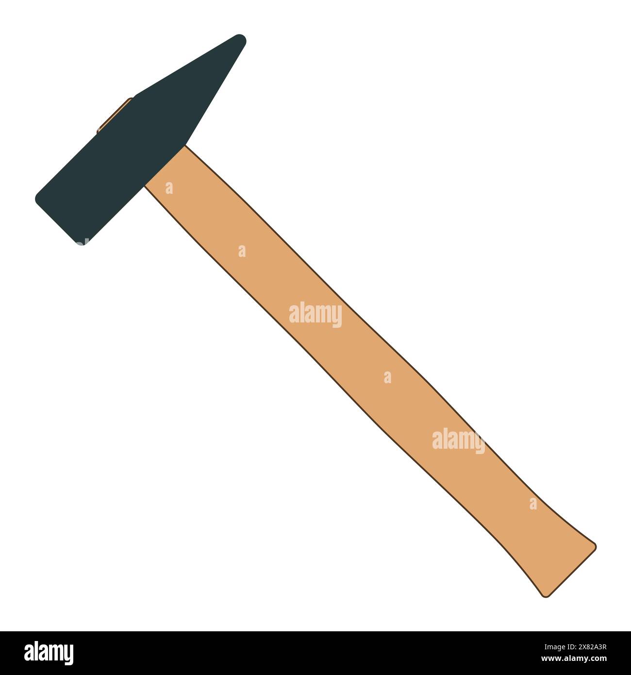 hammer color vector illustration Stock Vector Image & Art - Alamy