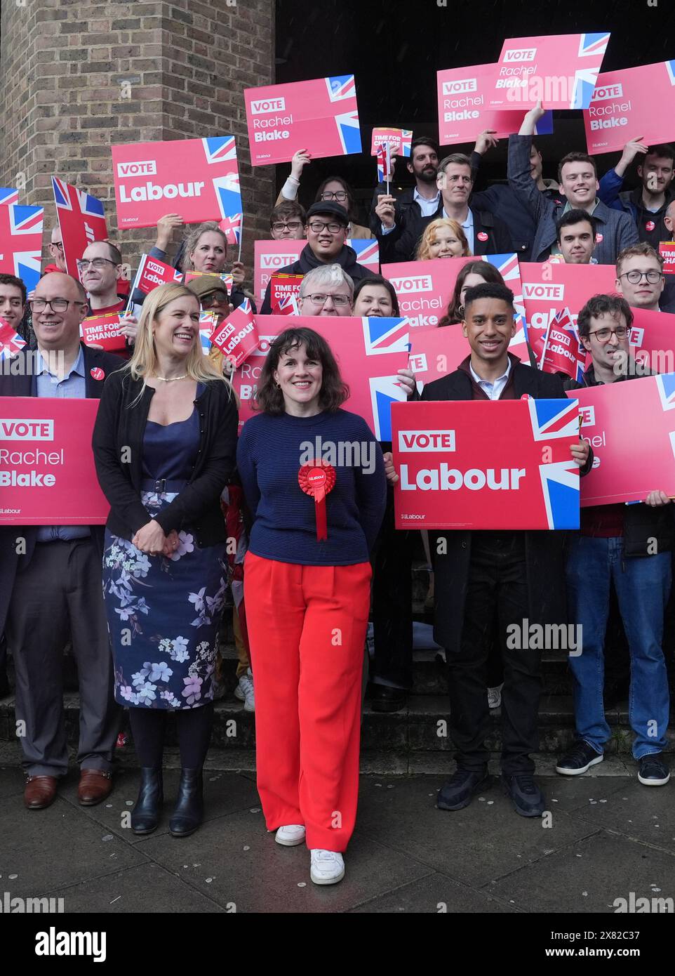 Rachel Blake (centre), the Labour Party candidate for the Cities of ...