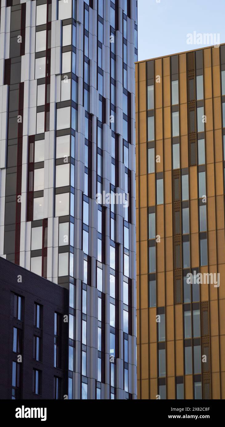 Cardiff Wales Oct 29 2023: Mix of architectural design in andaround ...