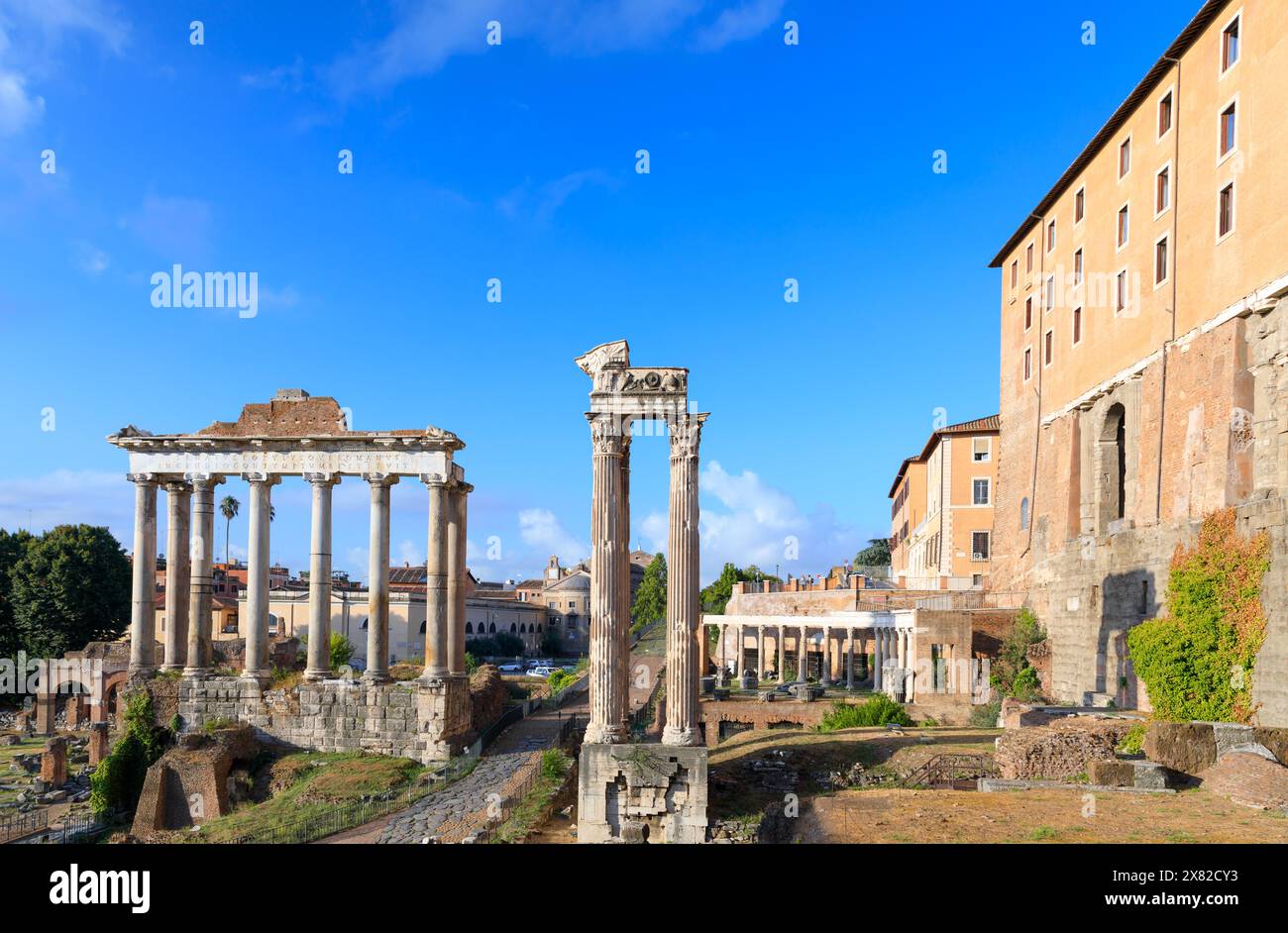 View of Roman Forum in Rome, Italy Stock Photo - Alamy