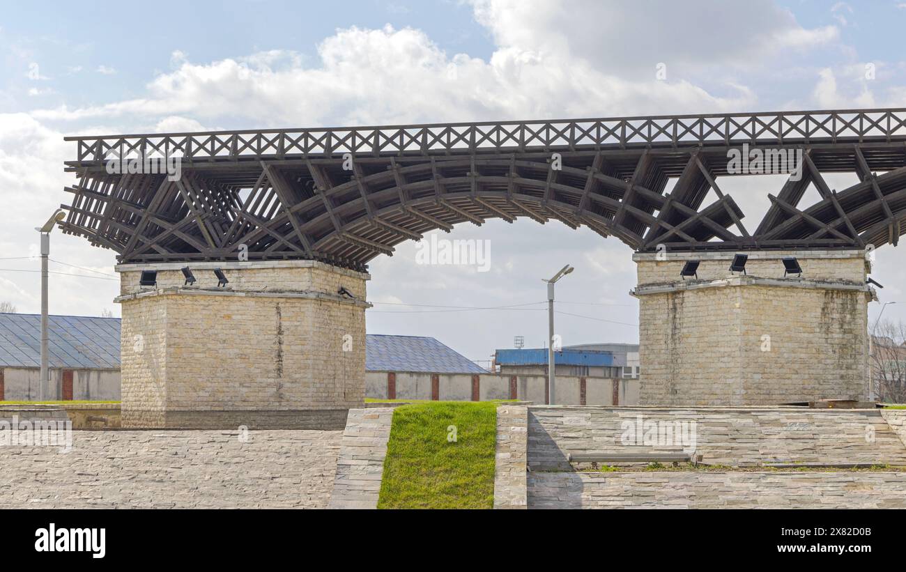 Model of Trajans Bridge Historic Landmark From Roman Empire at ...