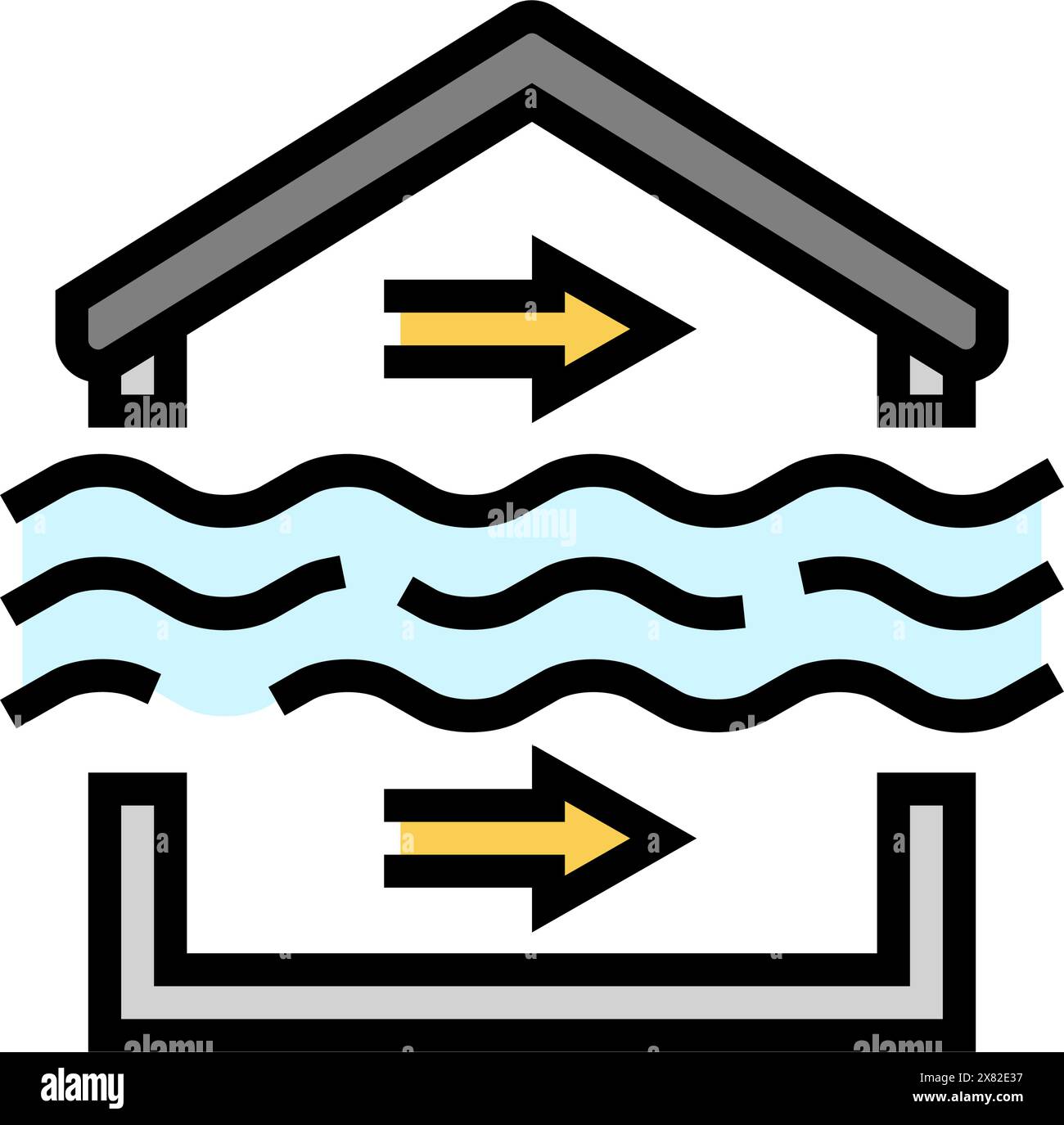 air change per hour ach color icon vector illustration Stock Vector ...