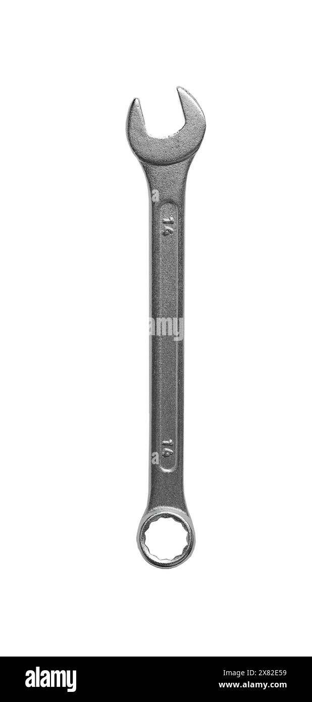 Combination wrench spanner open Black and White Stock Photos & Images ...