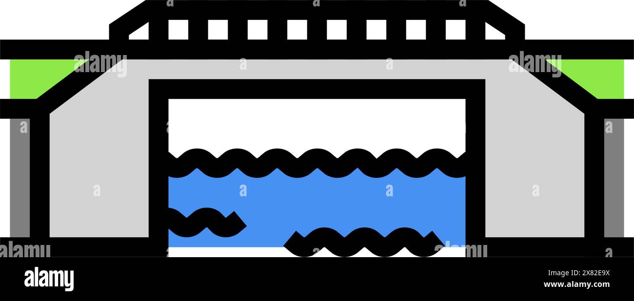 girder bridge color icon vector illustration Stock Vector Image & Art ...