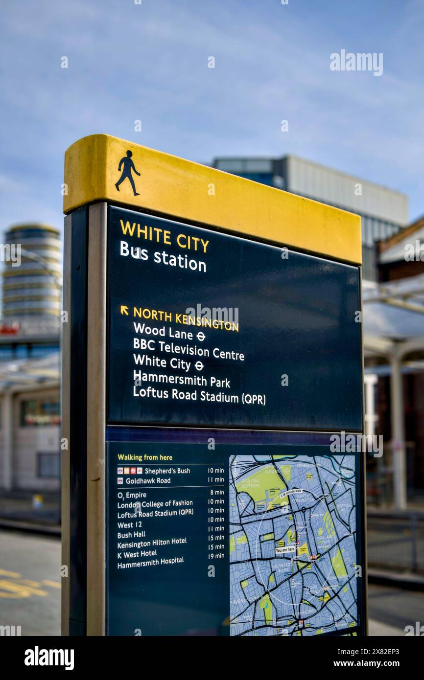 White City Bus Station, Westfield Shopping Centre, Wood Lane, Borough ...