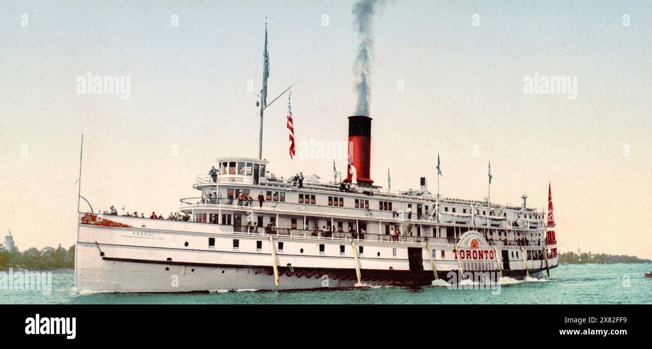 Steamer Toronto, St. Lawrence River Stock Photo - Alamy