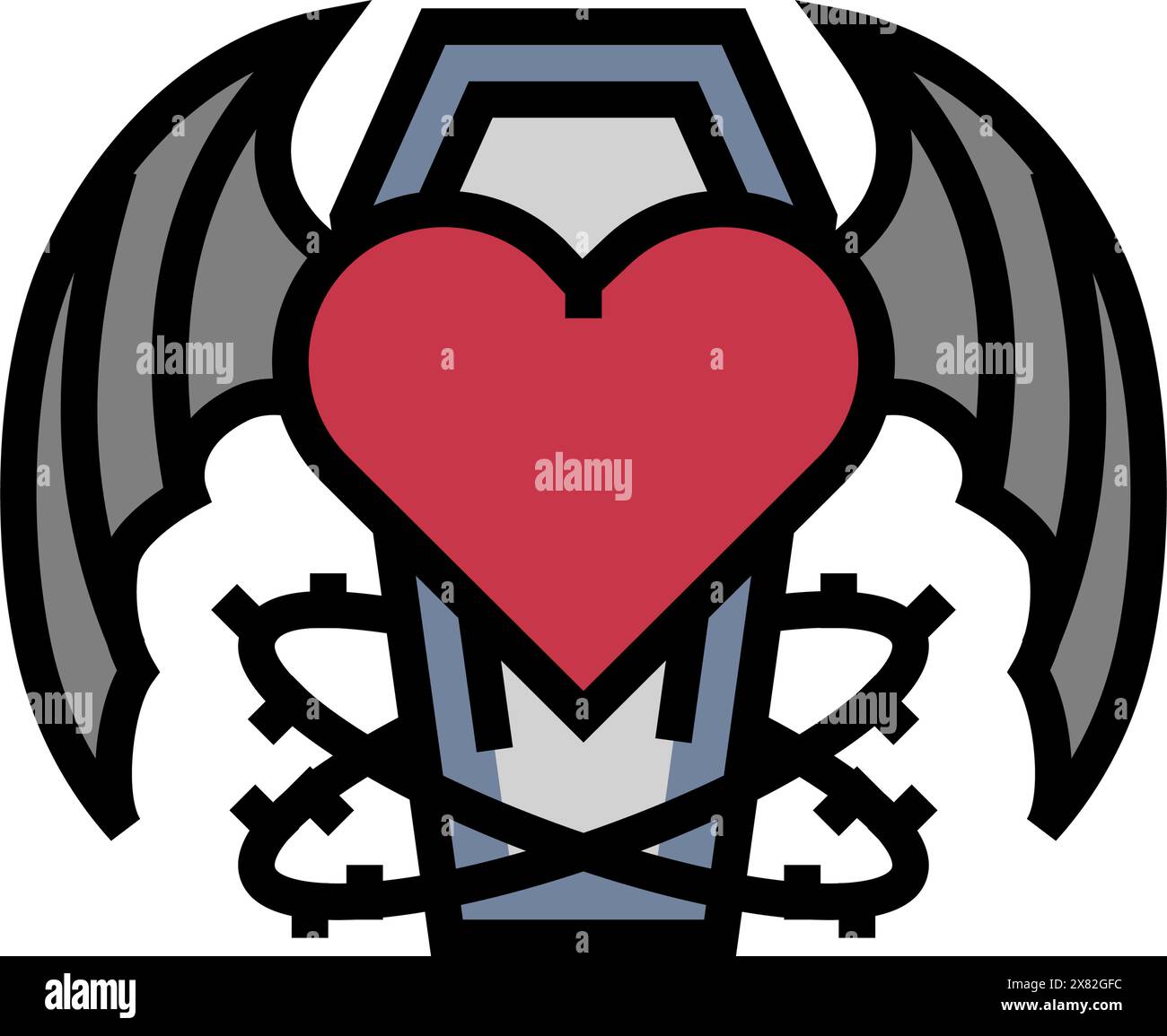 tattoos goth subculture color icon vector illustration Stock Vector ... tattoos goth subculture color icon vector illustration Stock Vector ...