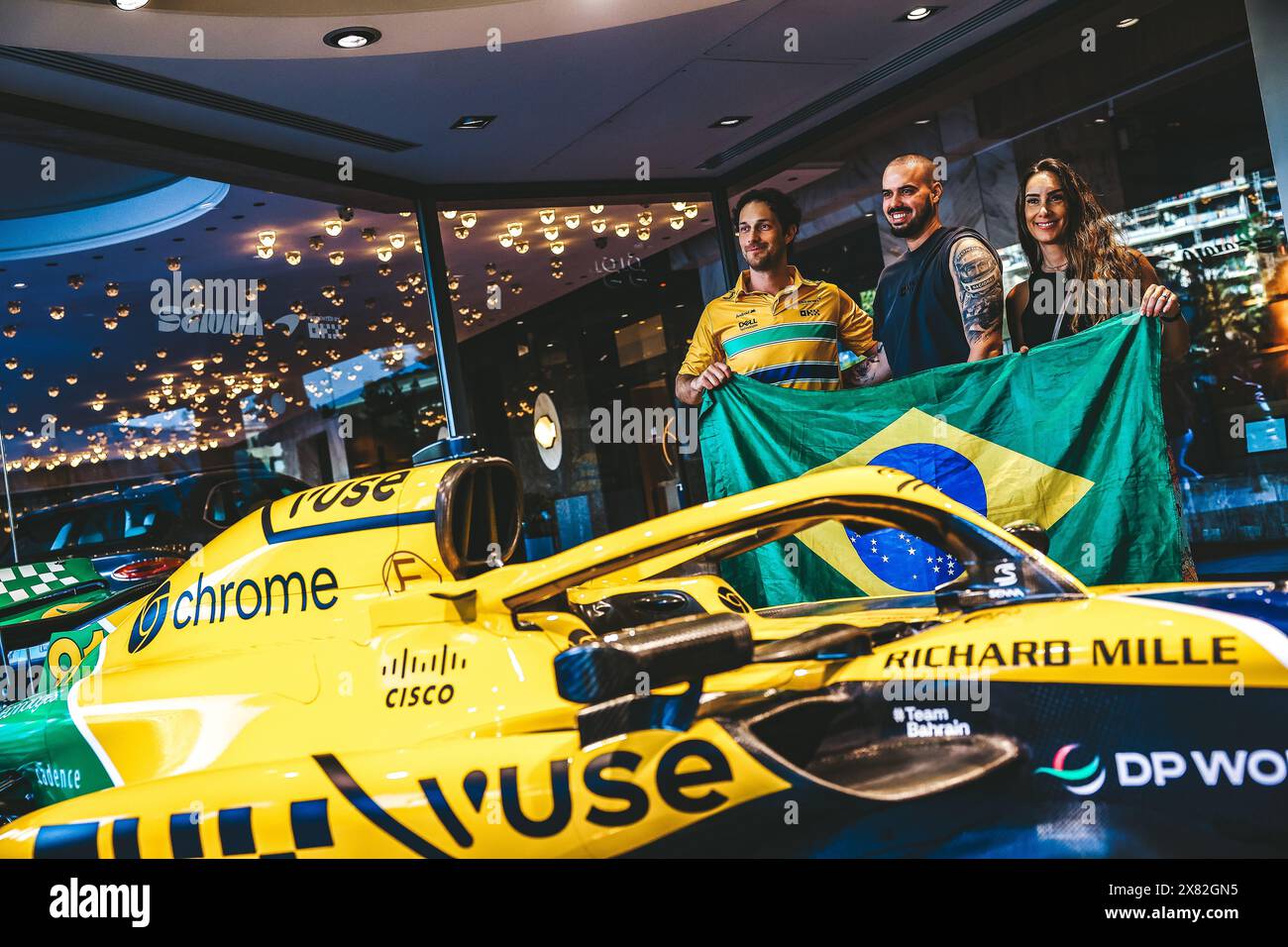 © SPORTPIXPRESS/MAXPPP, Monaco. 22nd May, 2024. MAGAZINE PRESENTATION MCLAREN SENNA BY OKX ...