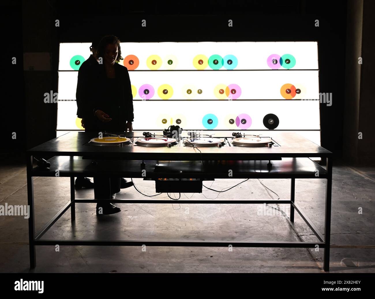 The exhibition features 18 audio-visual installations and sonic ...