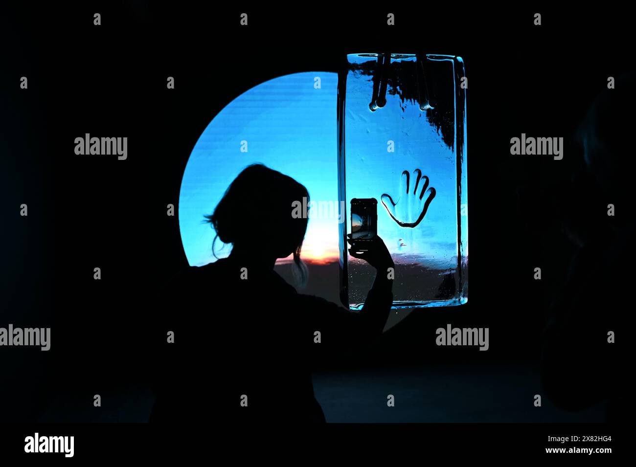 The exhibition features 18 audio-visual installations and sonic ...