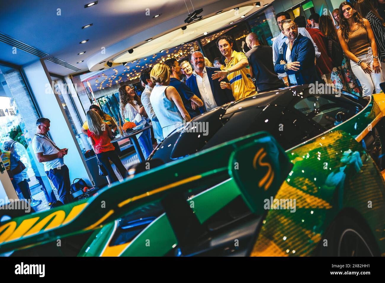 © SPORTPIXPRESS/MAXPPP, Monaco. 22nd May, 2024. MAGAZINE PRESENTATION MCLAREN SENNA BY OKX ...