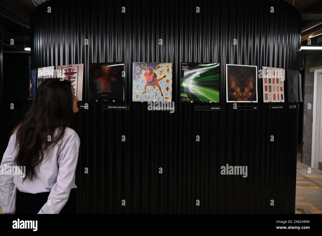 The exhibition features 18 audio-visual installations and sonic ...