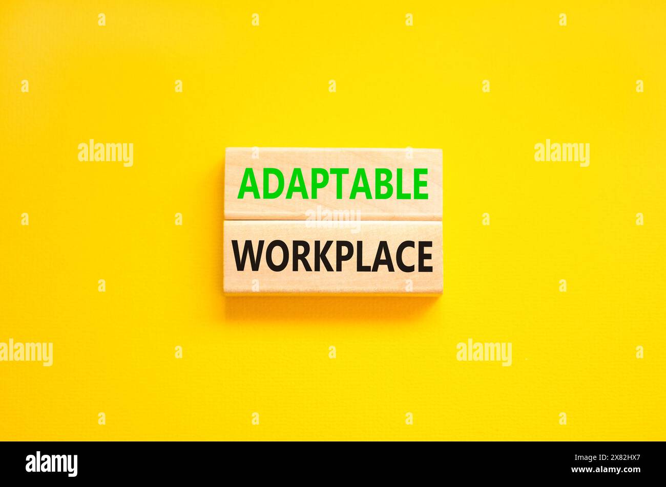 Adaptable workplace symbol. Concept words Adaptable workplace on ...