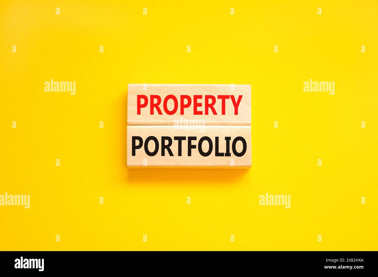 Property portfolio symbol. Concept words Property portfolio on ...