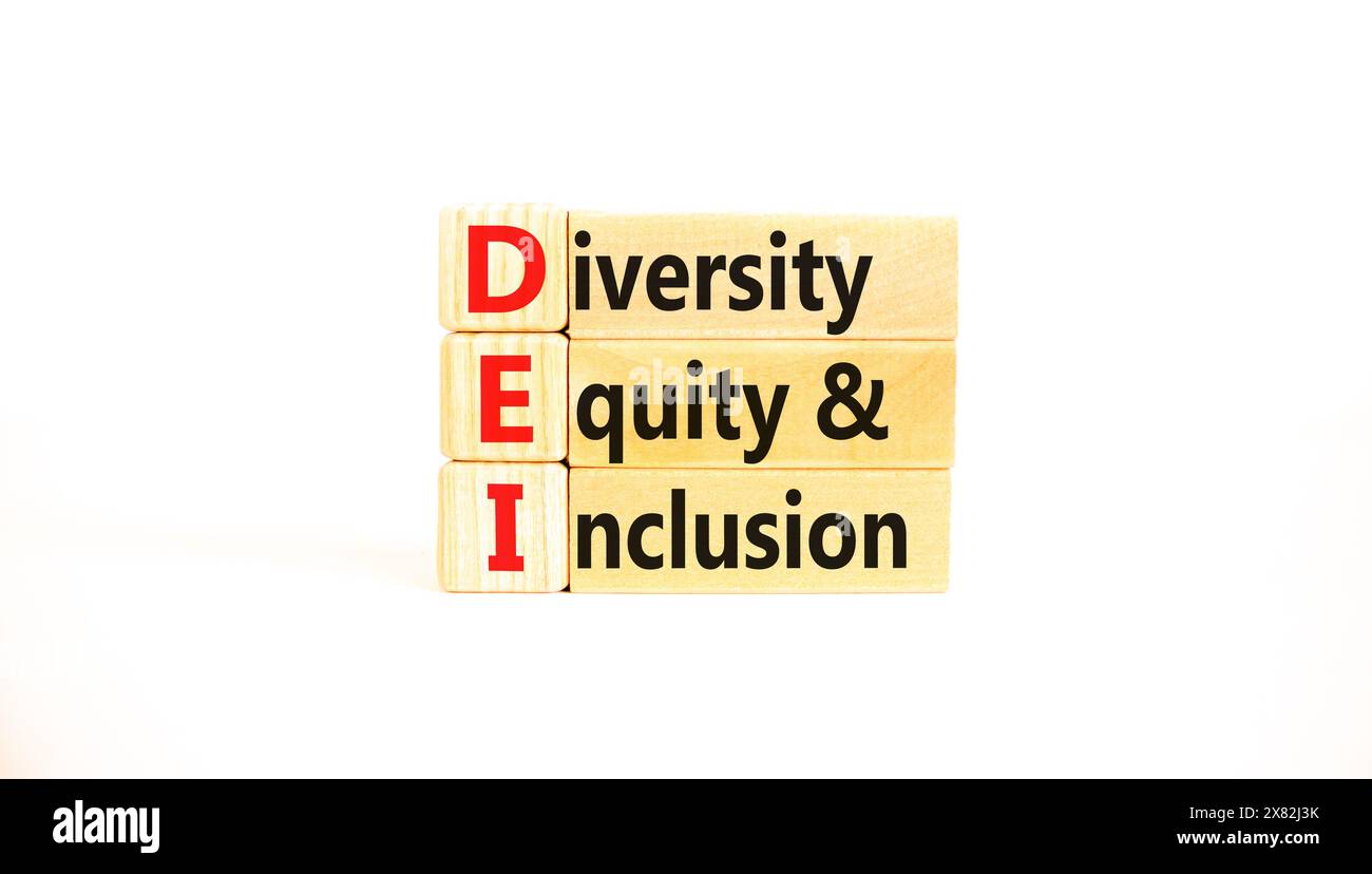 DEI diversity equity and inclusion symbol. Concept words DEI diversity ...