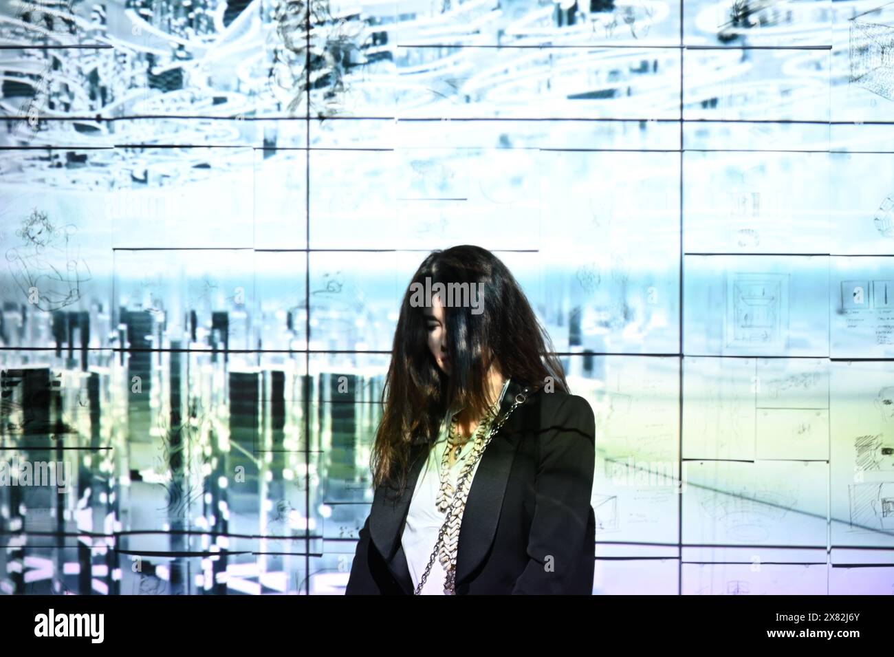 The exhibition features 18 audio-visual installations and sonic ...