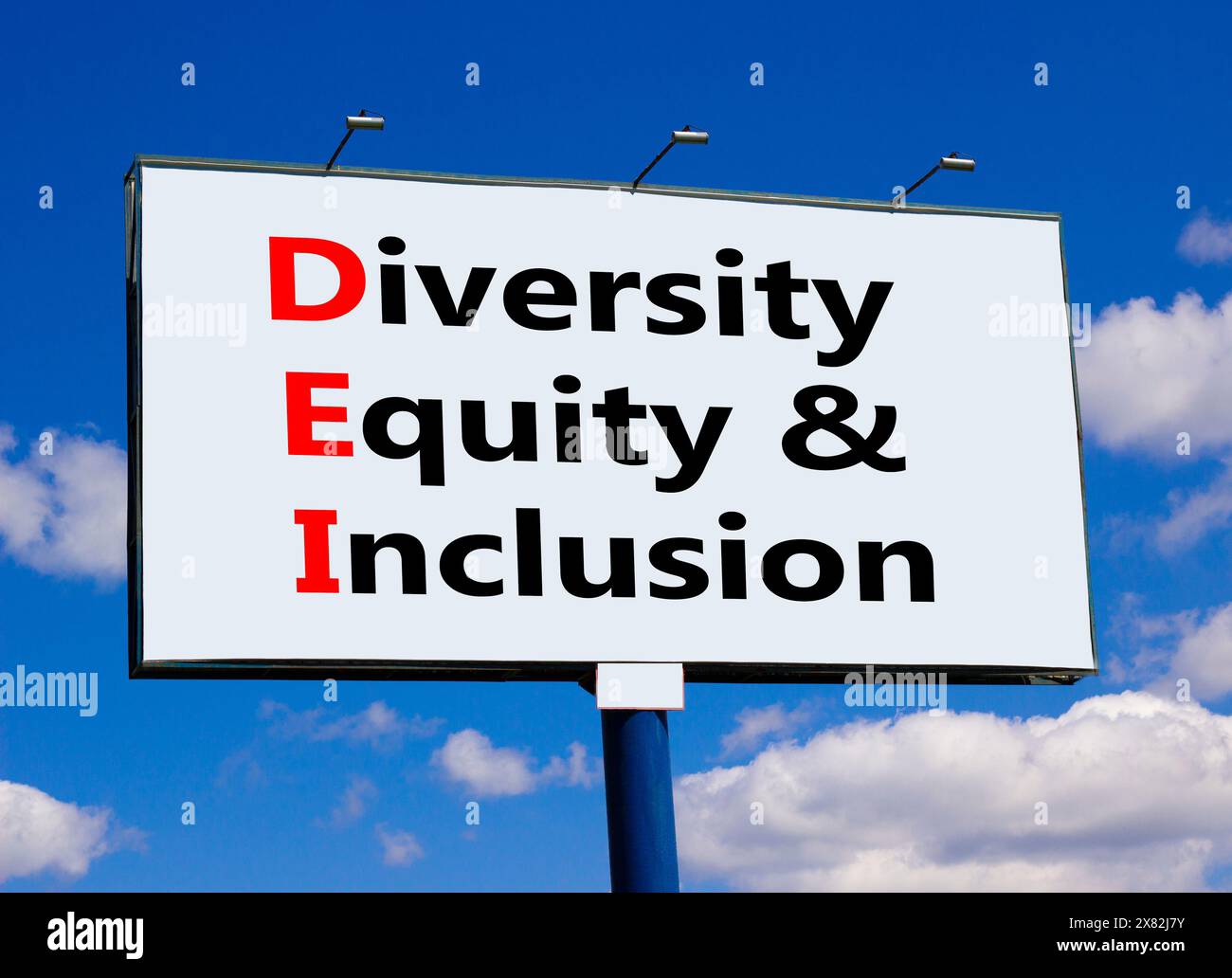 DEI diversity equity and inclusion symbol. Concept words DEI diversity ...