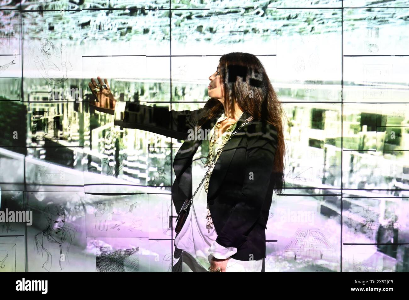 The exhibition features 18 audio-visual installations and sonic ...