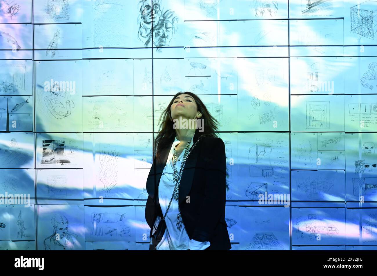 The exhibition features 18 audio-visual installations and sonic ...