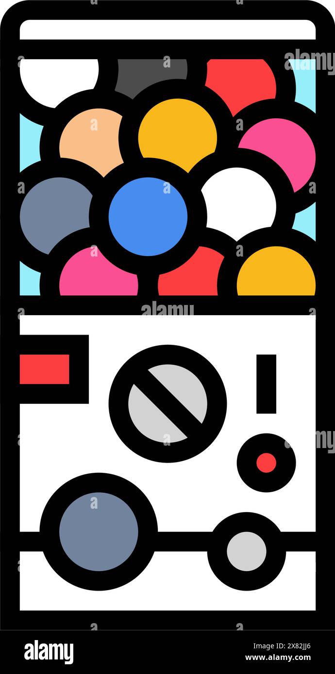 gachapon otaku color icon vector illustration Stock Vector Image & Art ...