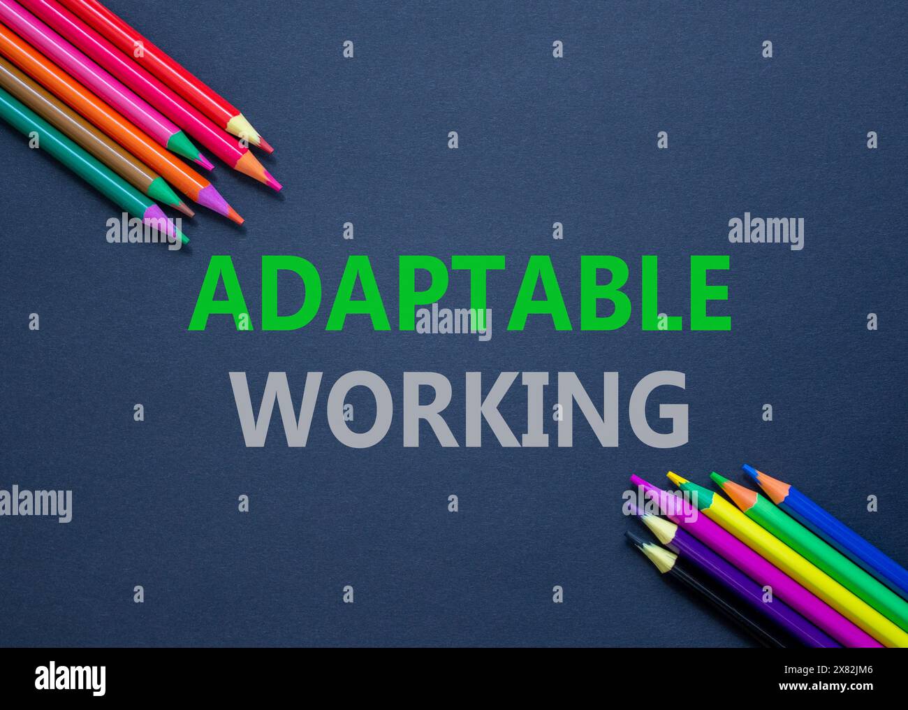 Adaptable working symbol. Concept words Adaptable working on beautiful ...