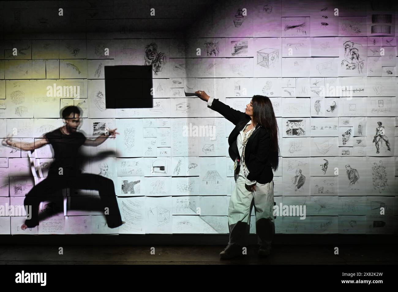 The exhibition features 18 audio-visual installations and sonic ...