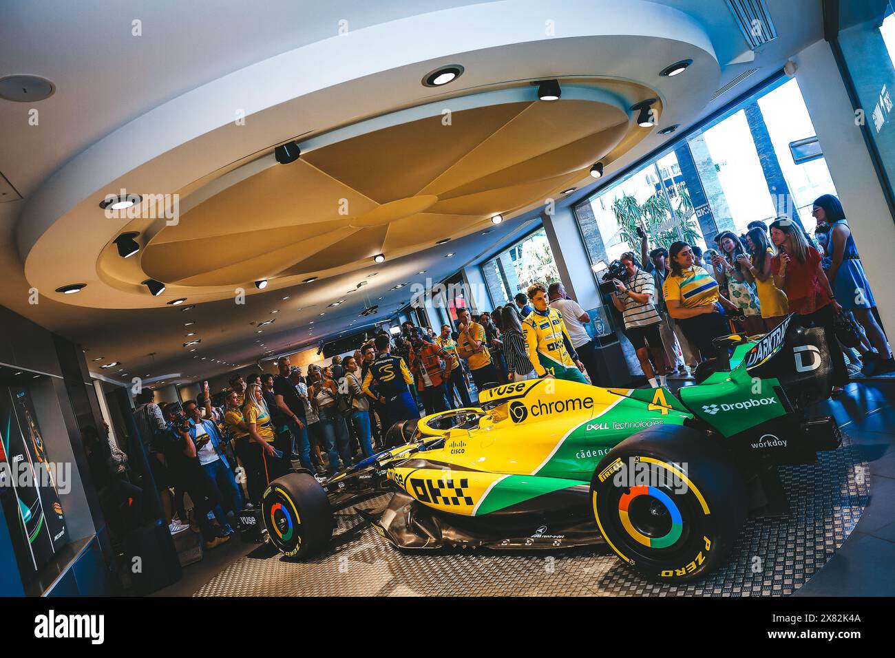 © SPORTPIXPRESS/MAXPPP, Monaco. 22nd May, 2024. MAGAZINE PRESENTATION MCLAREN SENNA BY OKX ...