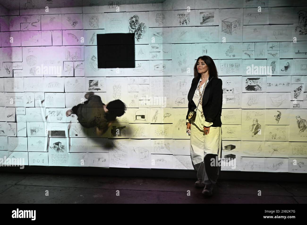 The exhibition features 18 audio-visual installations and sonic ...