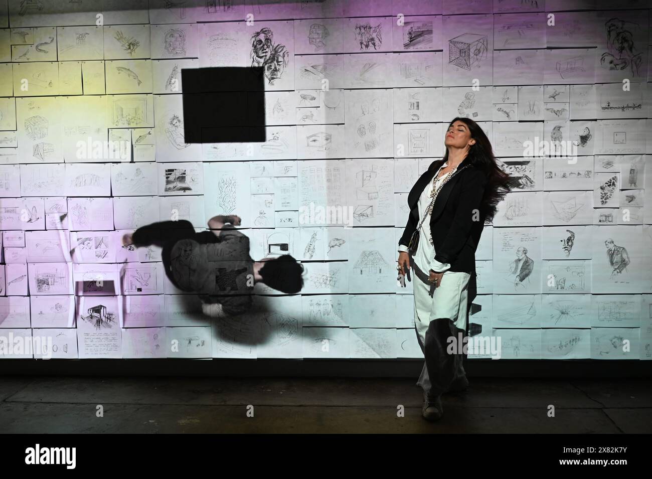 The exhibition features 18 audio-visual installations and sonic ...