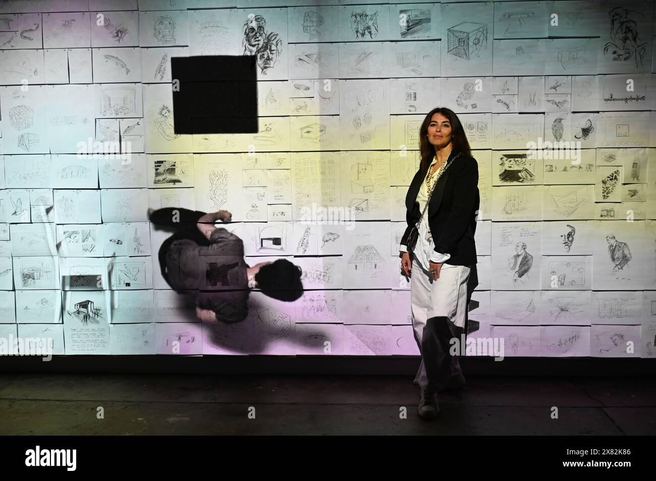 The exhibition features 18 audio-visual installations and sonic ...