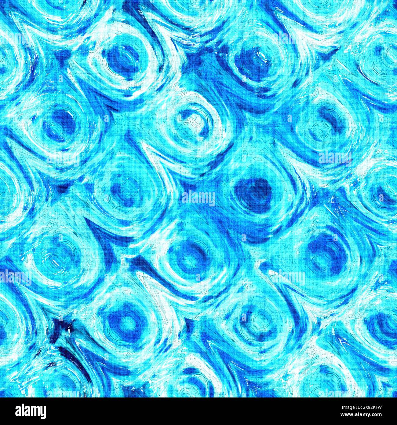 Summer blue dyed wave water pattern with broken linear blotch effect ...