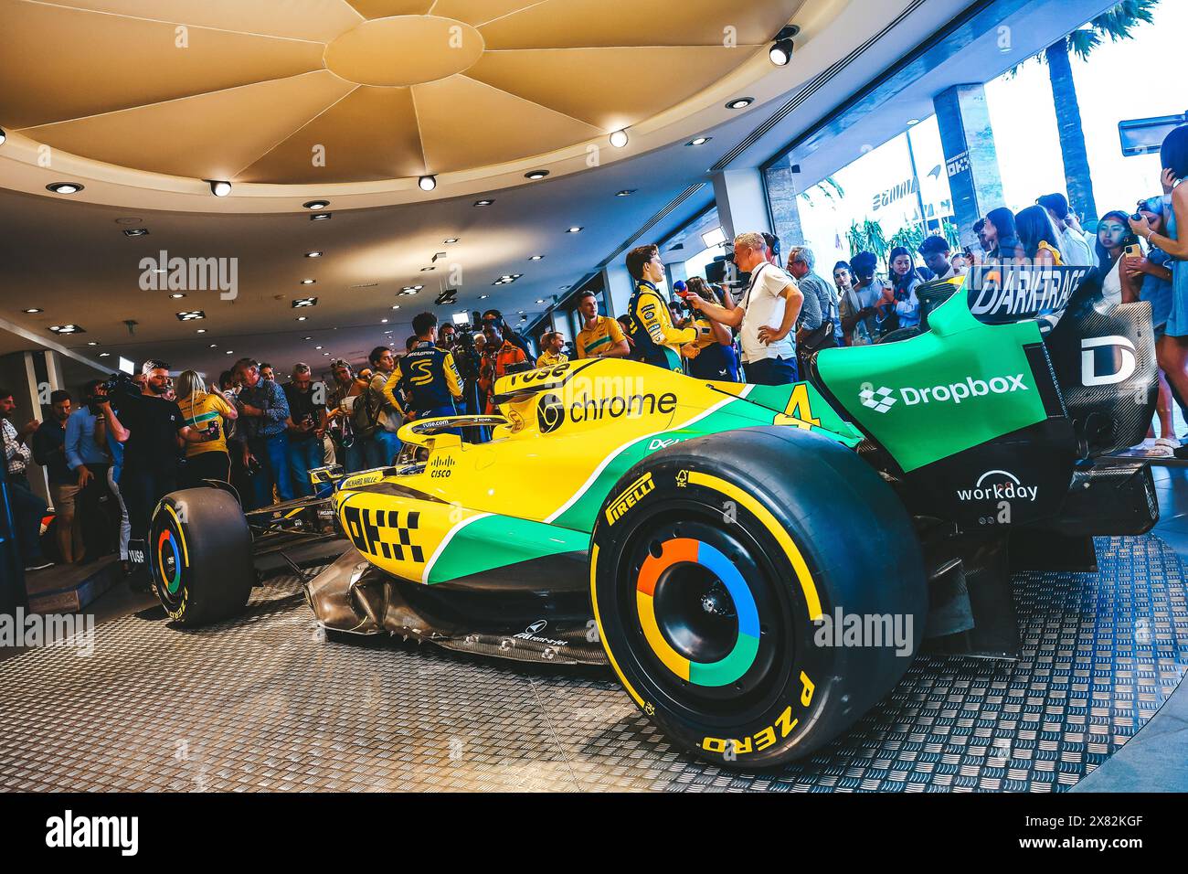 © SPORTPIXPRESS/MAXPPP, Monaco. 22nd May, 2024. MAGAZINE PRESENTATION MCLAREN SENNA BY OKX ...