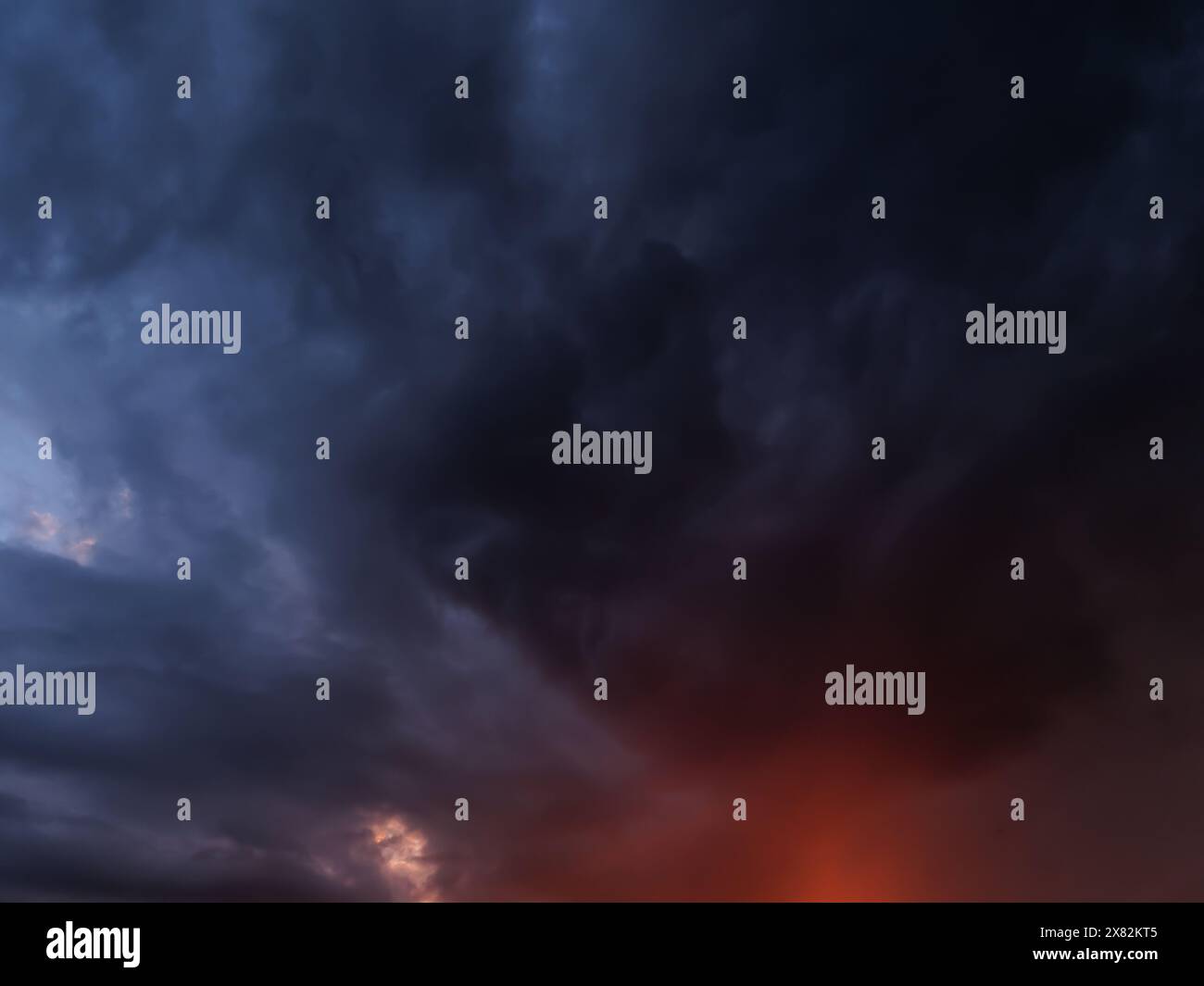Powerful evening clouds and colors hi-res stock photography and images ...