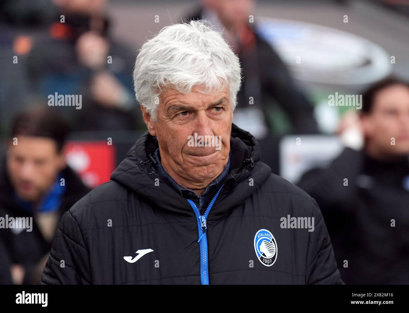 Atalanta manager Gian Piero Gasperini during the UEFA Europa League ...