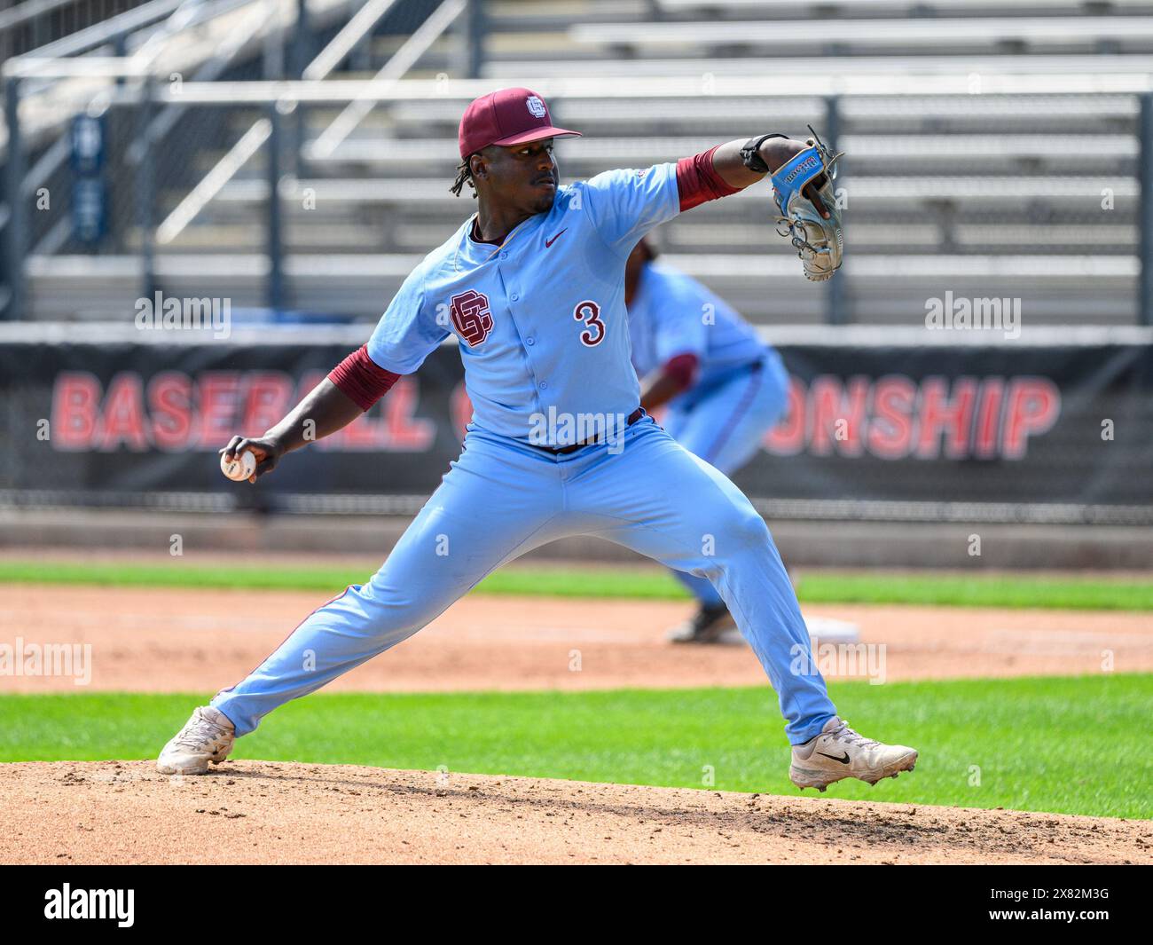 May 22, 2024: Bethune Cookman Wildcats relief Yoansell Diaz (3) during ...