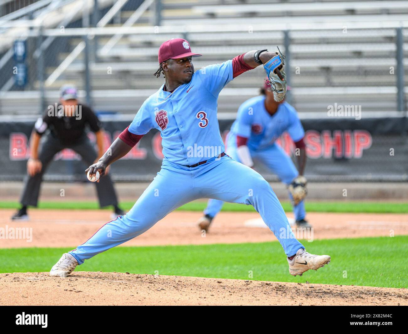 May 22, 2024: Bethune Cookman Wildcats relief Yoansell Diaz (3) during ...