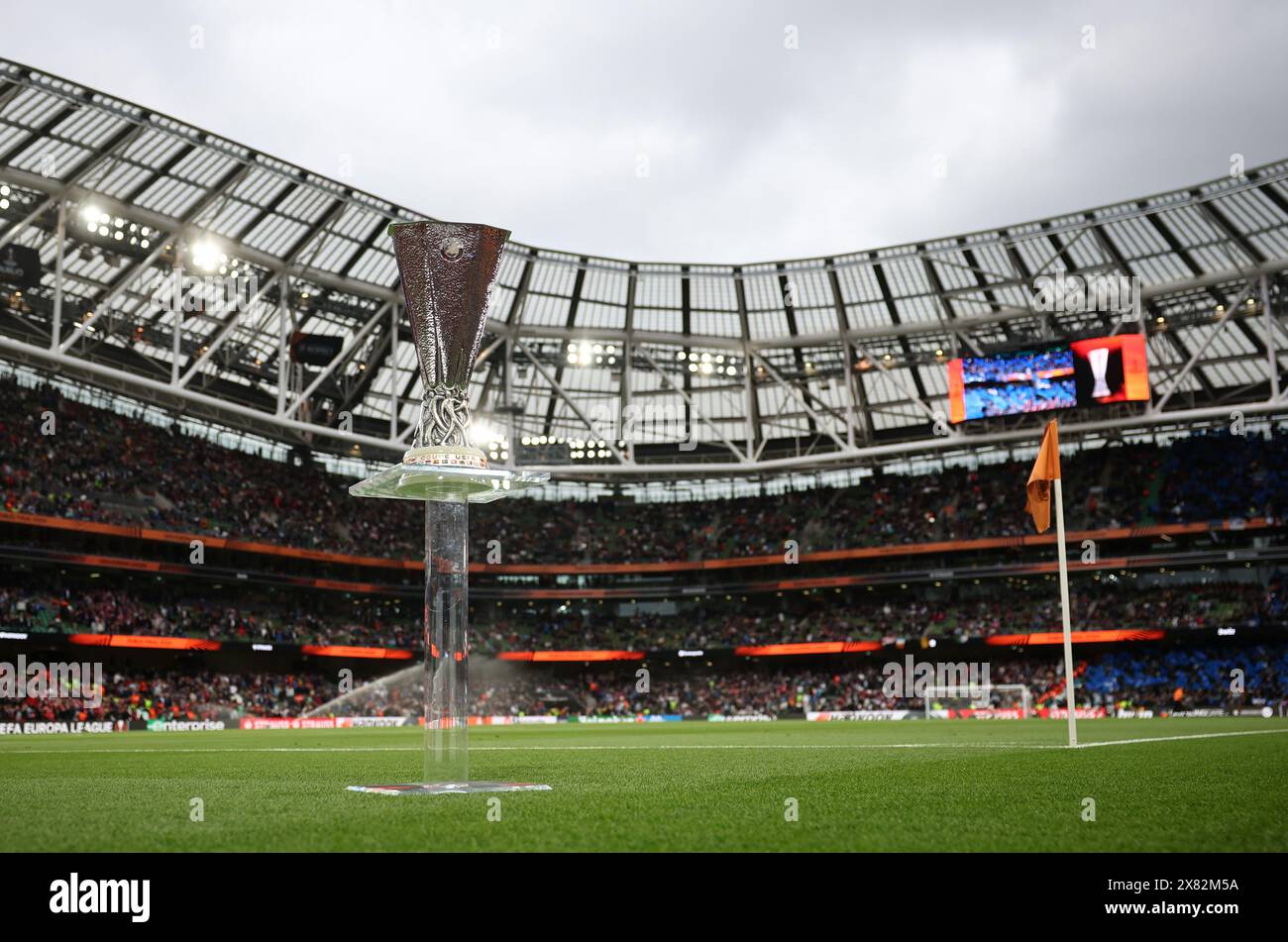 Dublin, Ireland. 22nd May, 2024. Soccer: Europa League, Atalanta ...