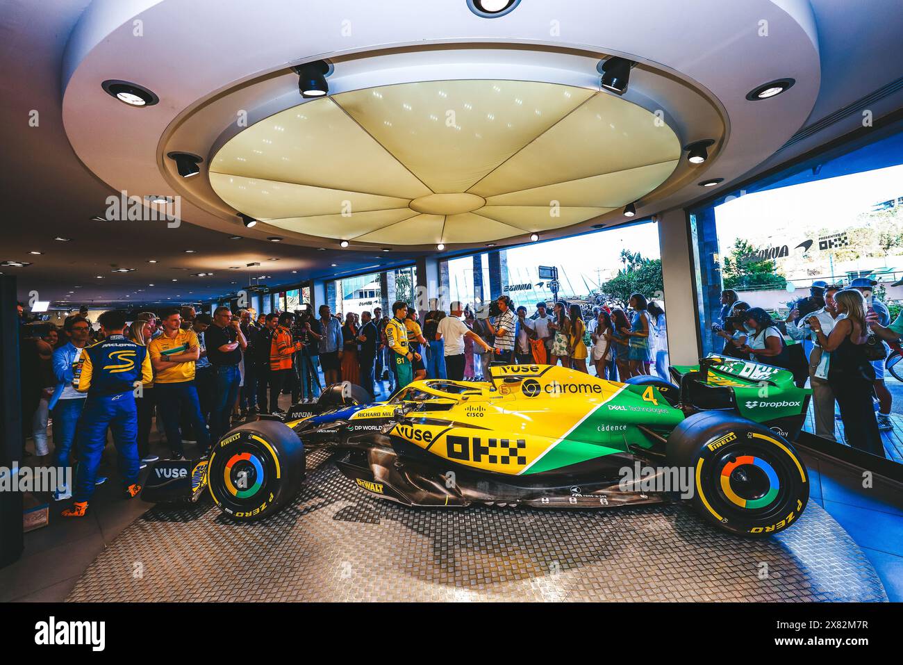 © SPORTPIXPRESS/MAXPPP, Monaco. 22nd May, 2024. MAGAZINE PRESENTATION MCLAREN SENNA BY OKX ...