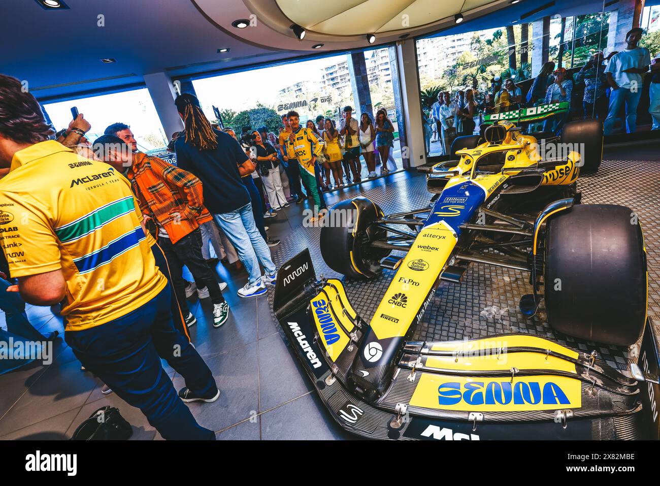 © SPORTPIXPRESS/MAXPPP, Monaco. 22nd May, 2024. MAGAZINE PRESENTATION MCLAREN SENNA BY OKX ...