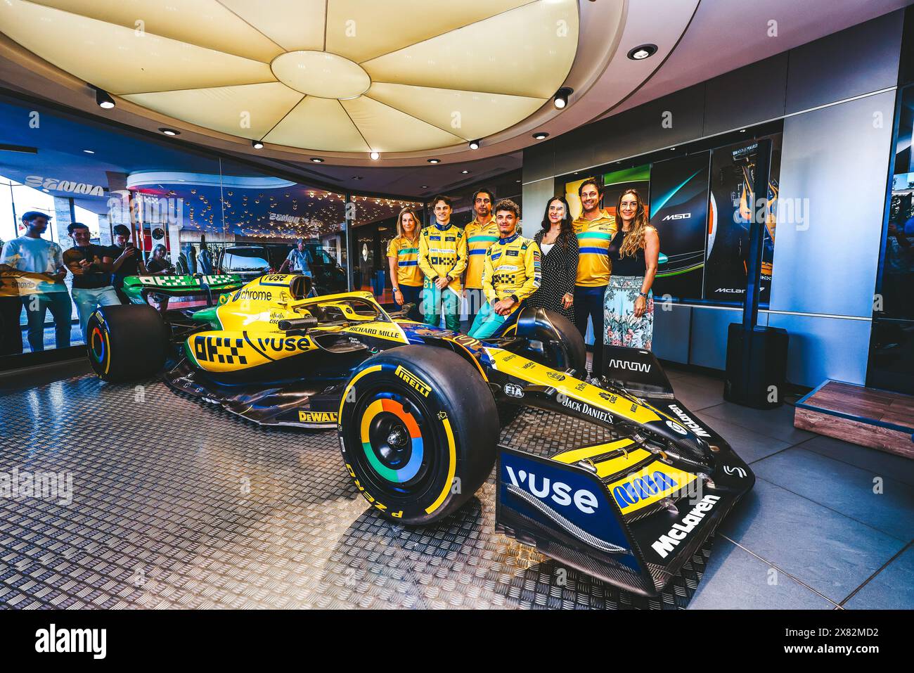 © SPORTPIXPRESS/MAXPPP, Monaco. 22nd May, 2024. MAGAZINE PRESENTATION MCLAREN SENNA BY OKX ...