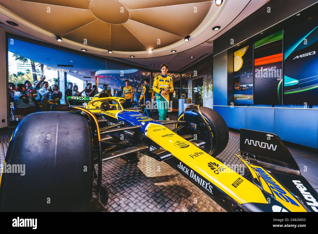 © SPORTPIXPRESS/MAXPPP, Monaco. 22nd May, 2024. MAGAZINE PRESENTATION MCLAREN SENNA BY OKX ...