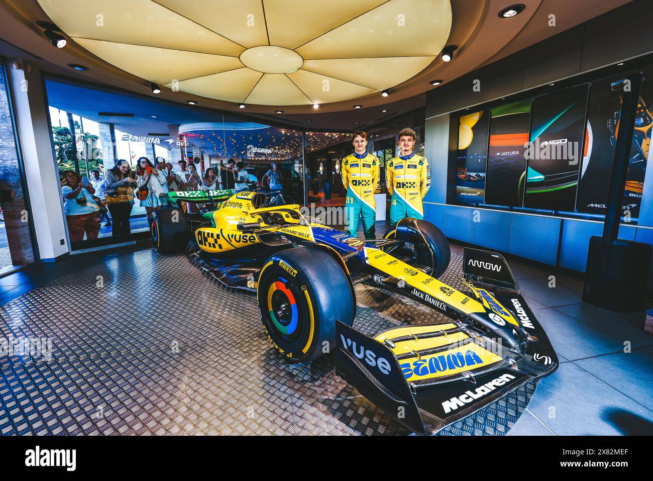 © SPORTPIXPRESS/MAXPPP, Monaco. 22nd May, 2024. MAGAZINE PRESENTATION MCLAREN SENNA BY OKX ...