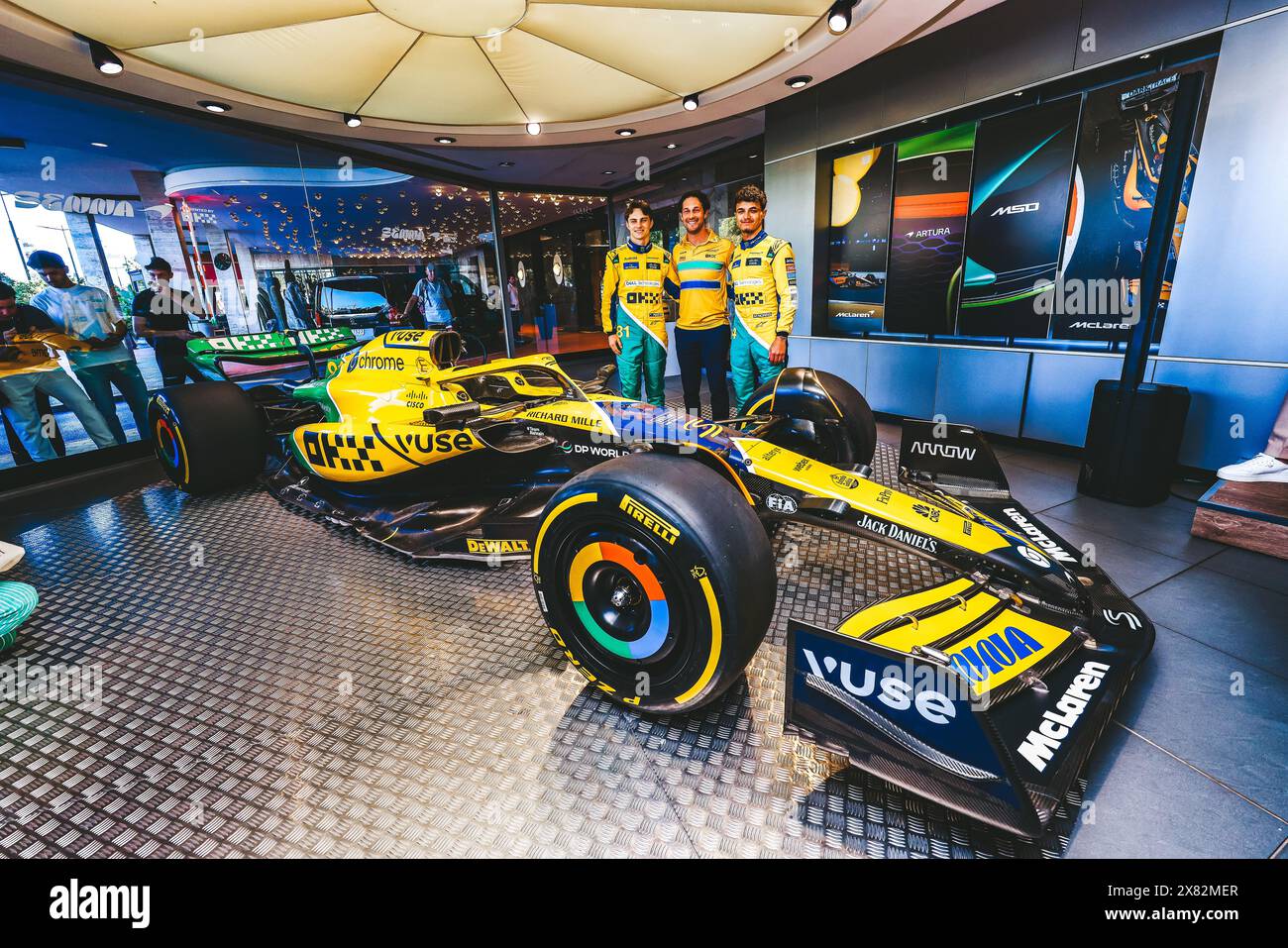 © SPORTPIXPRESS/MAXPPP, Monaco. 22nd May, 2024. MAGAZINE PRESENTATION MCLAREN SENNA BY OKX ...