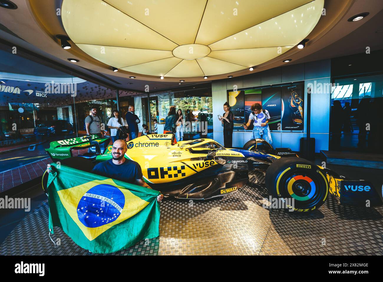 © SPORTPIXPRESS/MAXPPP, Monaco. 22nd May, 2024. MAGAZINE PRESENTATION MCLAREN SENNA BY OKX ...