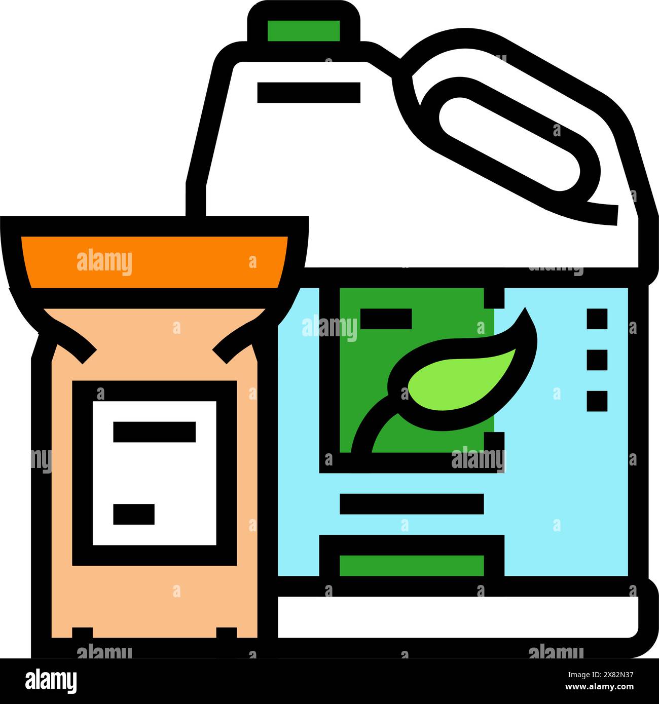 fertilizer urban gardening color icon vector illustration Stock Vector ...