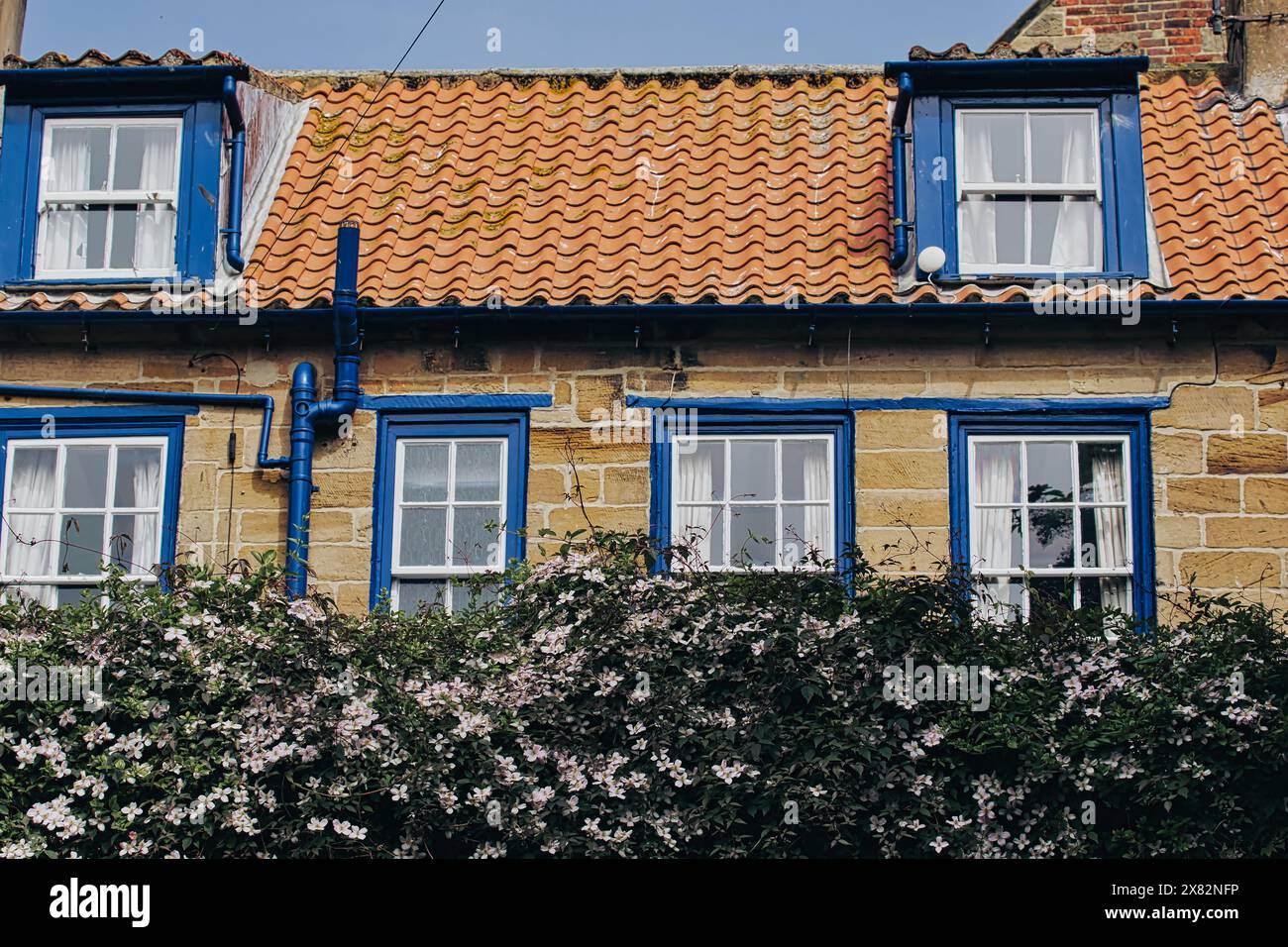 Blue window frames hi-res stock photography and images - Alamy