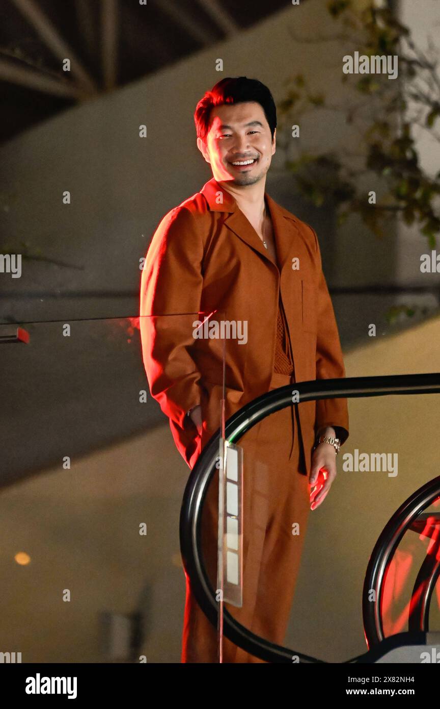 Atlas Red Carpet in Mexico City Chinese-Canadian actor Simu Liu Attends ...