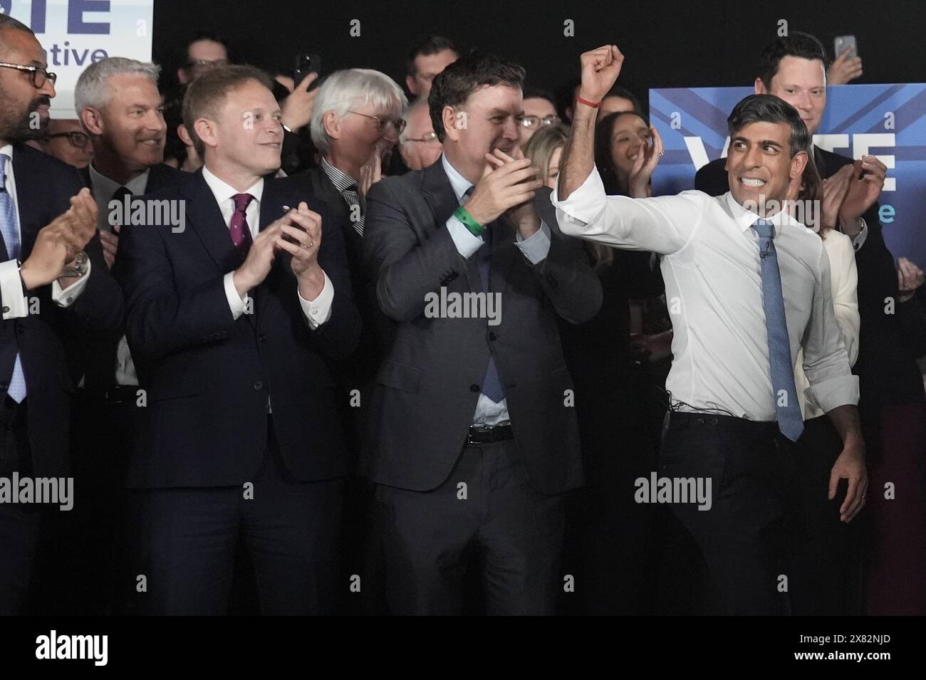Prime Minister Rishi Sunak during a General Election campaign event at ...