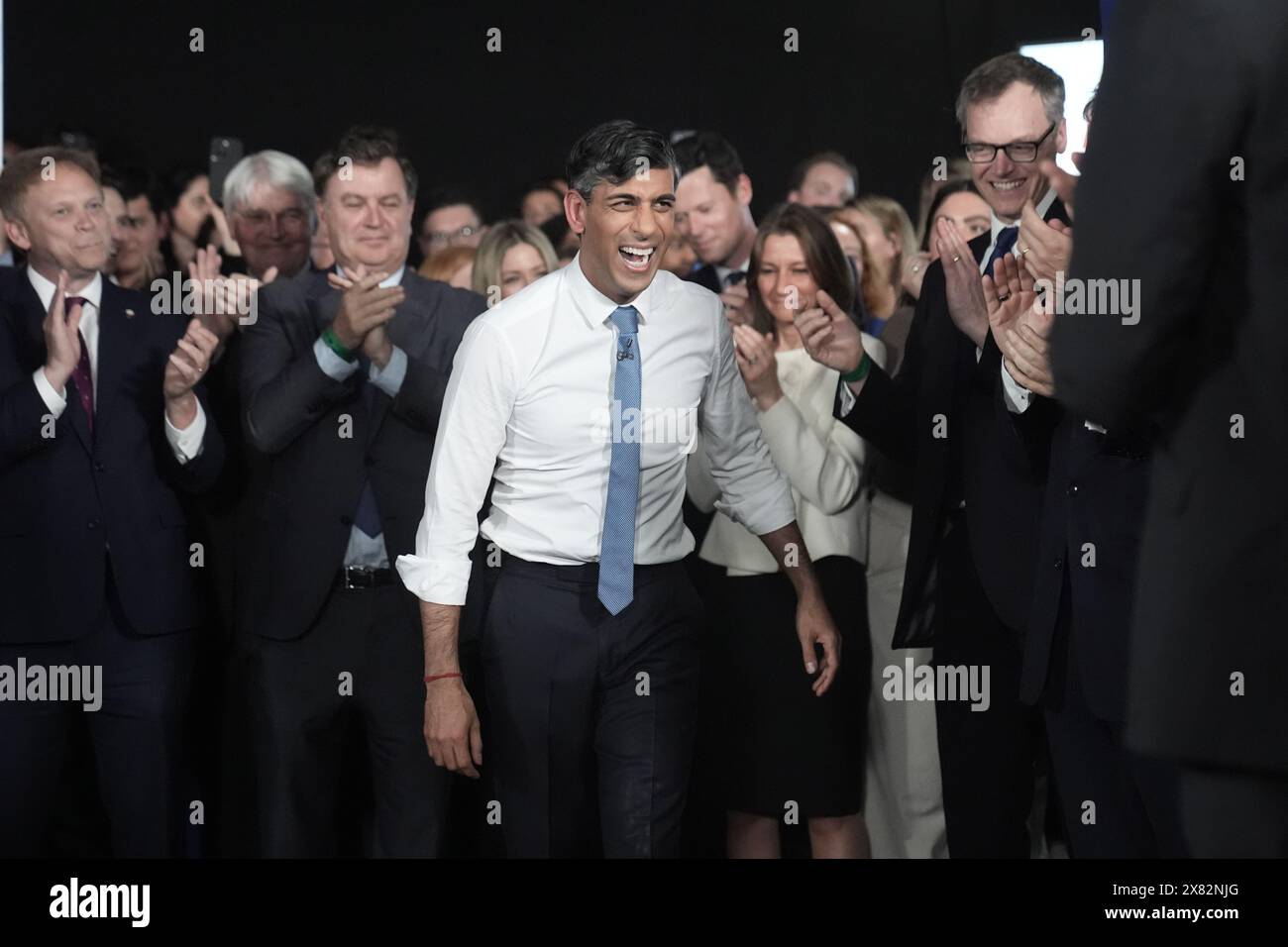 Prime Minister Rishi Sunak during a General Election campaign event at ...