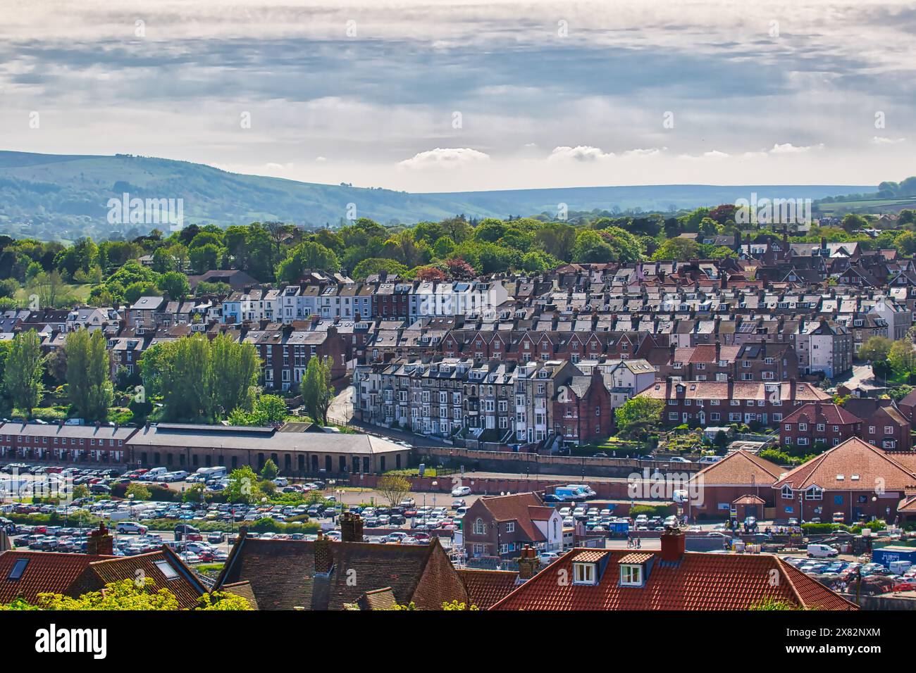 Whitby drone aerial hi-res stock photography and images - Alamy
